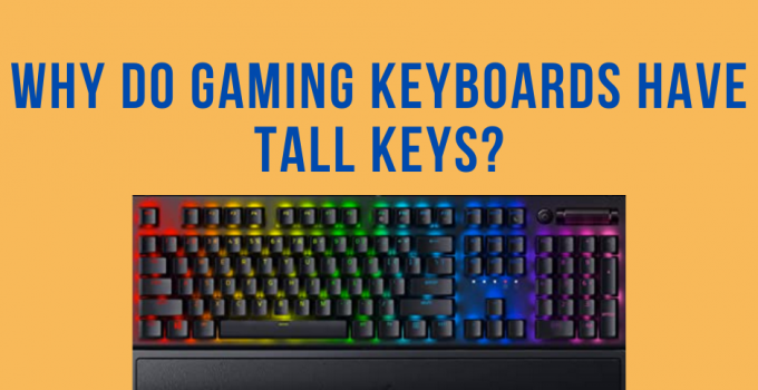 Why Do Gaming Keyboards Have Tall Keys? (Advantages And Disadvantages ...